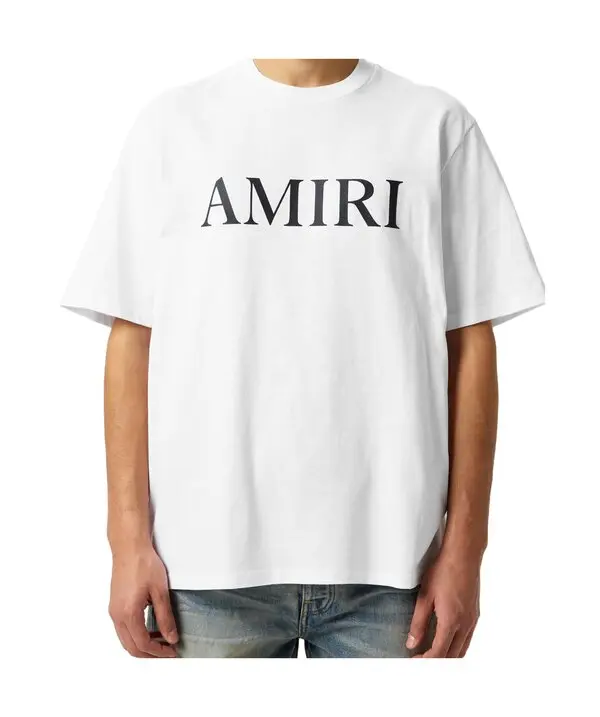 Amiri Cotton Short-sleeved T-shirt - White