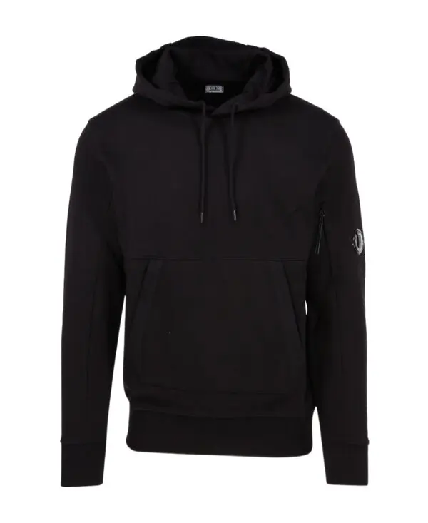 C.P. COMPANY Logo Plaque Drawstring Hoodie