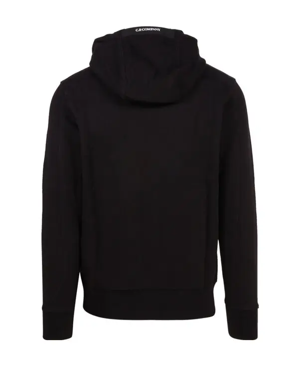 C.P. COMPANY Logo Plaque Drawstring Hoodie