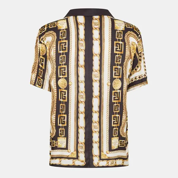 Balmain Short-sleeve Camp Collar Shirt