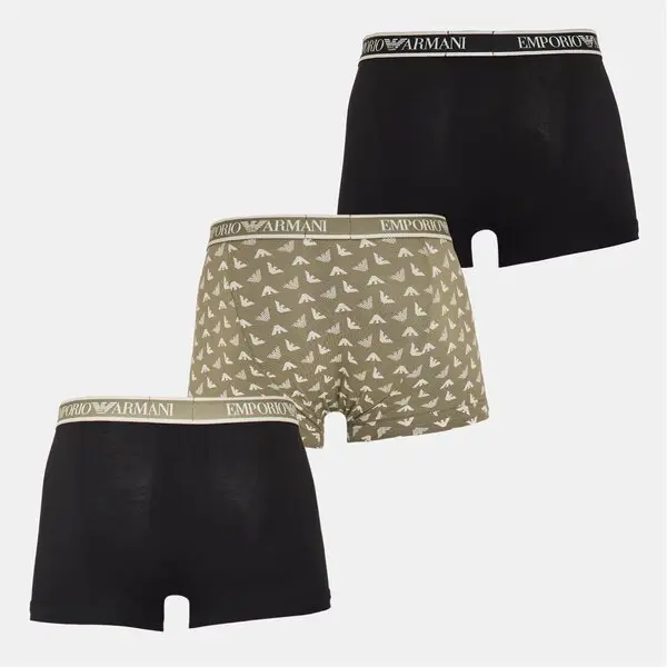 Emporio Armani Core 3 Pack Boxer Shorts