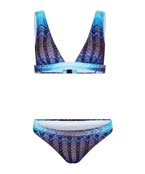 Missoni Plunge Bikini - Blue