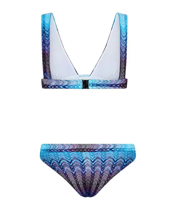 Missoni Plunge Bikini - Blue