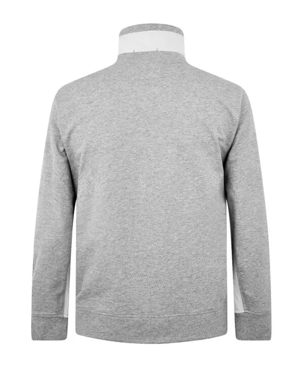 C.P. COMPANY Grey Color-blocked Stand-collar Zip-up Sports Jacket