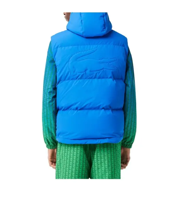 Lacoste Quilted Hooded Vest