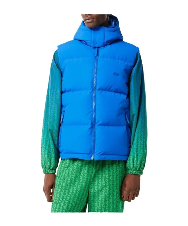 Lacoste Quilted Hooded Vest