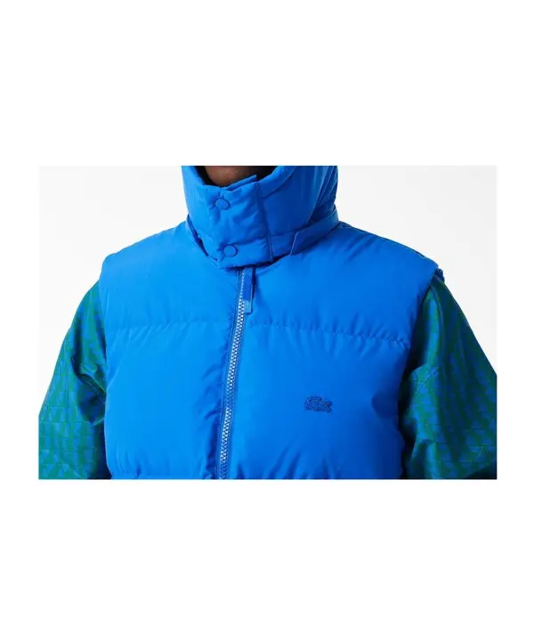Lacoste Quilted Hooded Vest