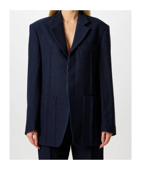 Jacquemus Long-sleeved Blazer With Patch Pockets