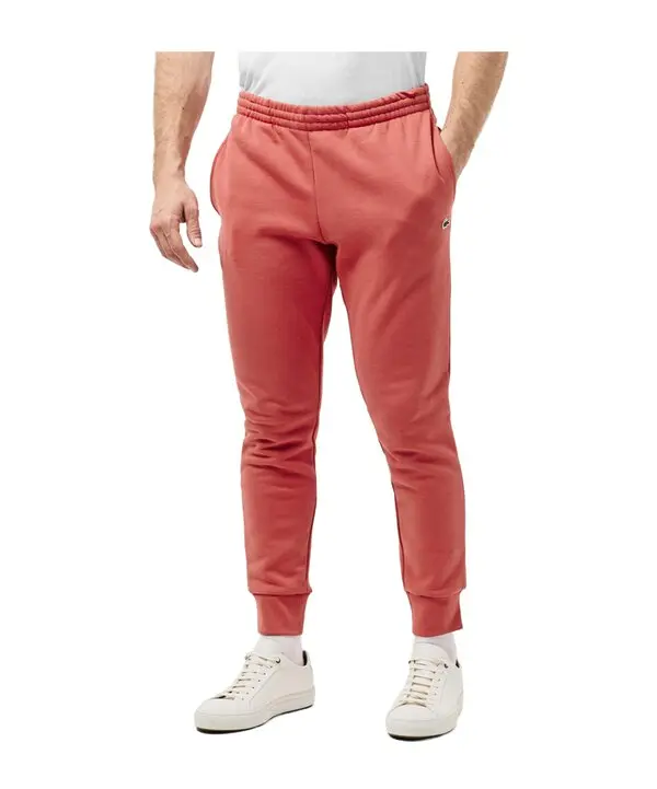 Lacoste Stylish Red Cotton Trousers