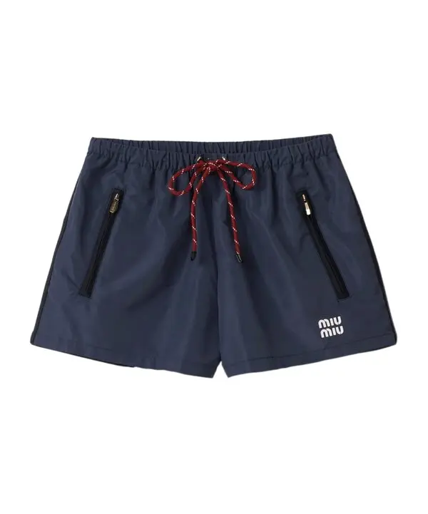 Miu Miu Technical Fabric Shorts