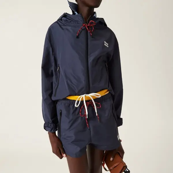 Miu Miu Technical Fabric Shorts