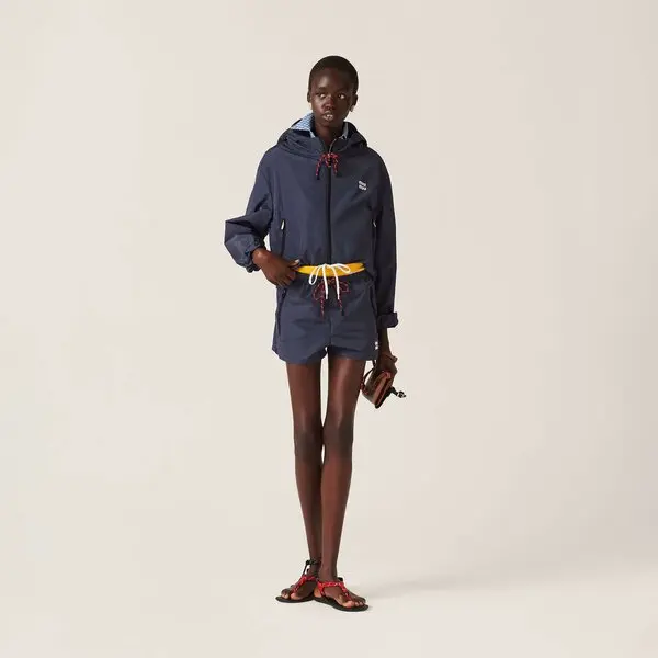 Miu Miu Technical Fabric Shorts