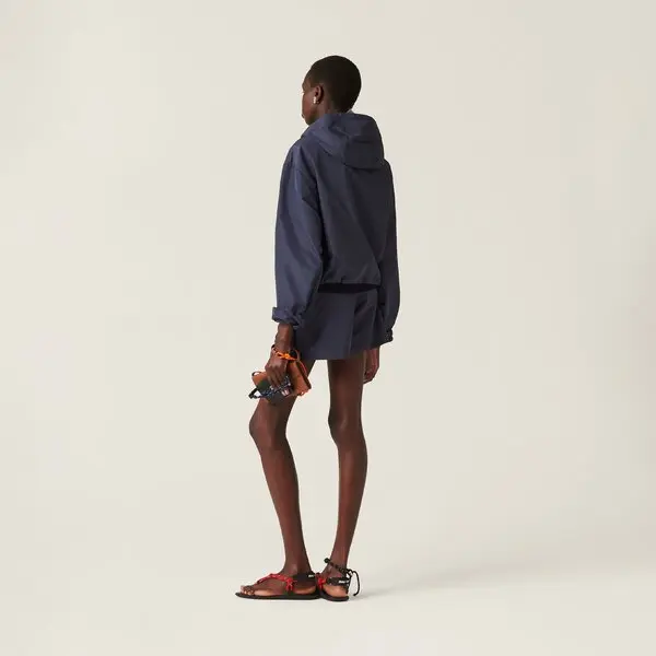 Miu Miu Technical Fabric Shorts