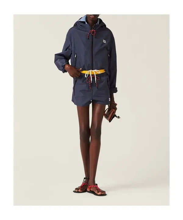 Miu Miu Technical Fabric Shorts