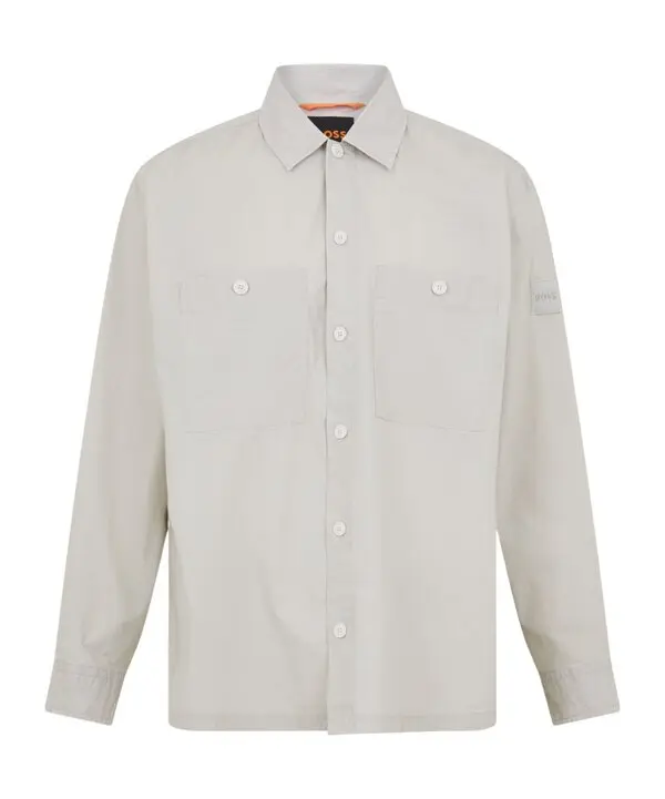 Hugo Boss Light Grey Casual Shirt-style Jacket