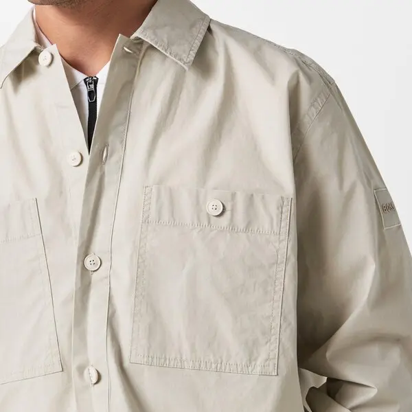 Hugo Boss Light Grey Casual Shirt-style Jacket