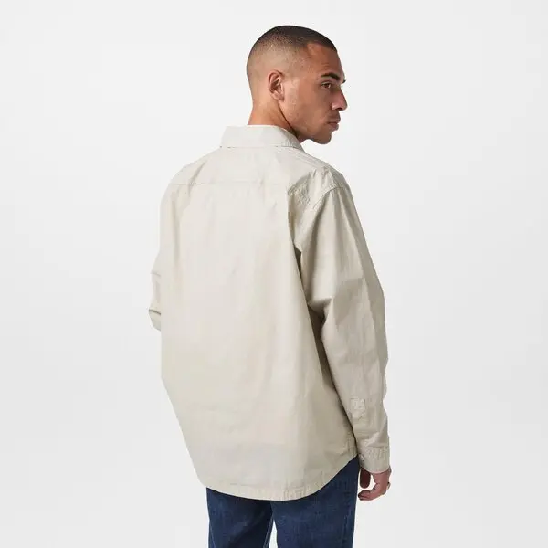 Hugo Boss Light Grey Casual Shirt-style Jacket