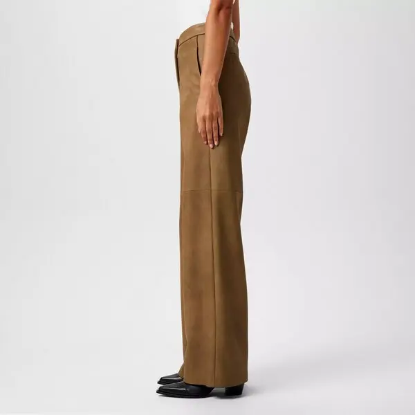 Max Mara Wide-leg Leather Trousers