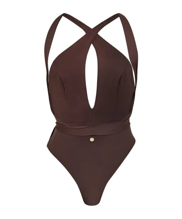 Max Mara Cristel Scoop Neck Swimsuit