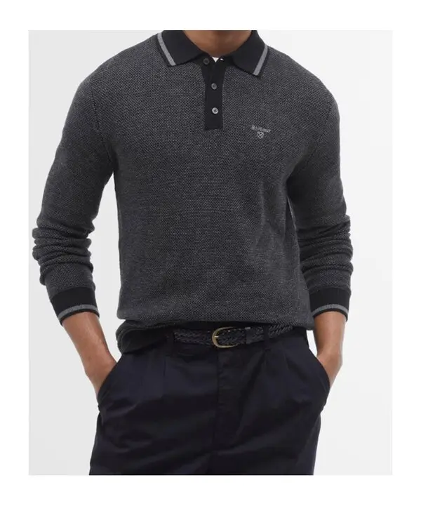 Barbour Long-sleeved Polo Shirt