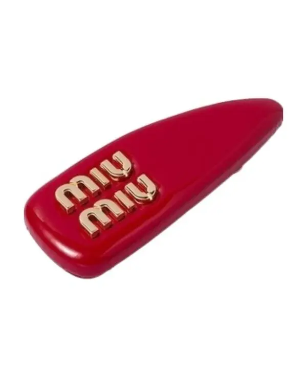 Miu Miu Patent Leather Hair Clip