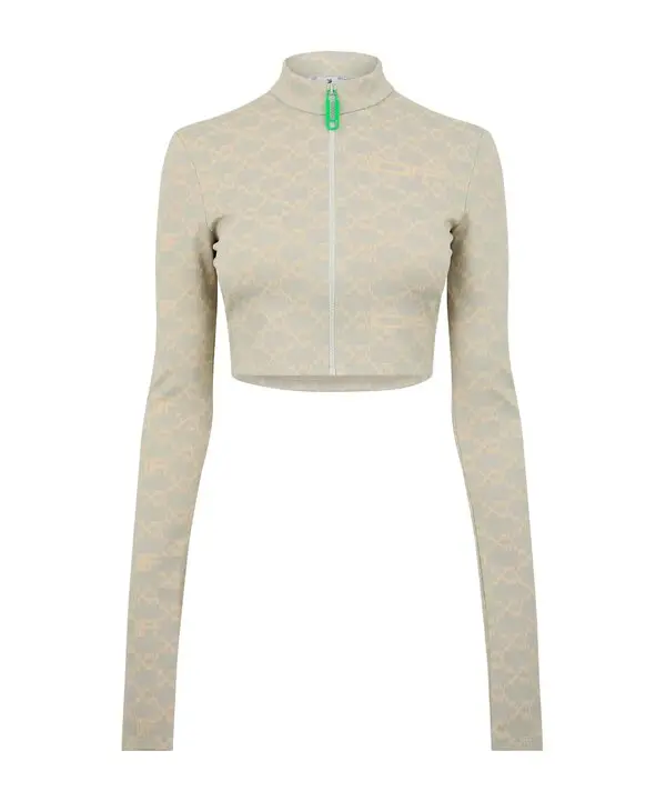 Off-White Monogram Track Top - Nude