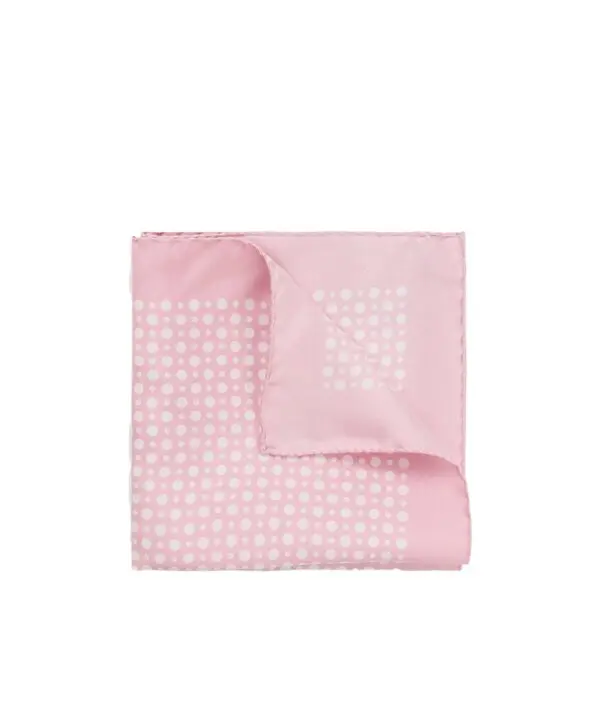 Hugo Boss X Beckham Printed Pocket Square - Pink