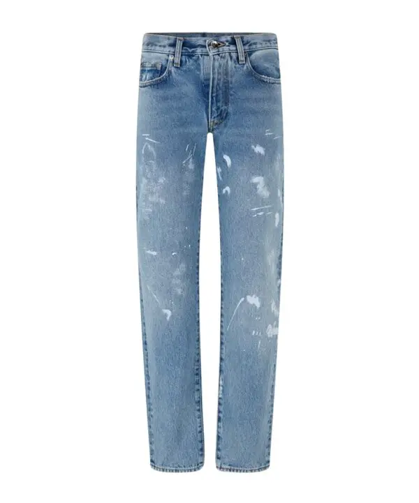 Off-White Diagonal Slim Jeans