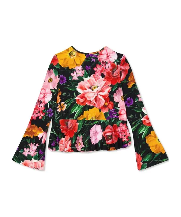 Dolce & Gabbana Floral Print Long-sleeved T-shirt