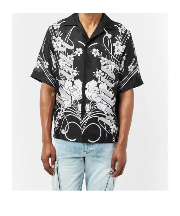 Amiri Floral Shirt - Black