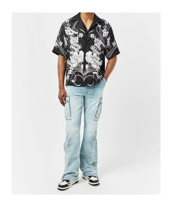 Amiri Floral Shirt - Black