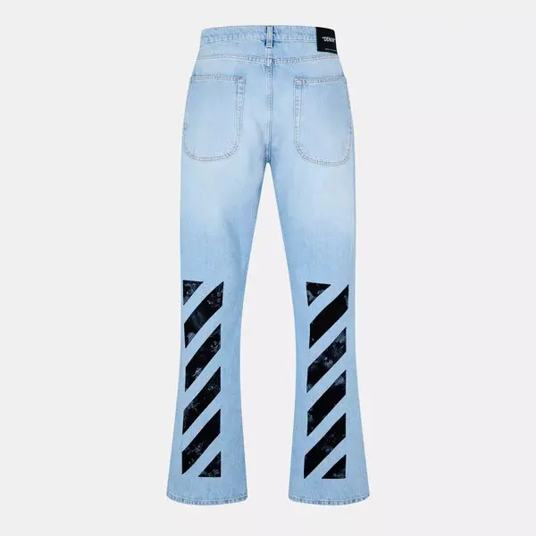 Off-White Diag Relax Straight Leg Jeans