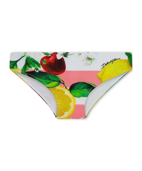 Dolce & Gabbana Ruffled Floral Bikini Set