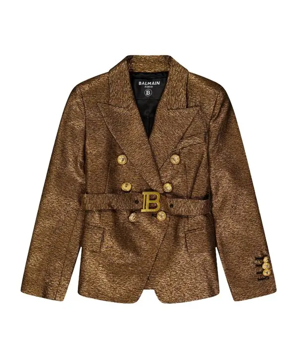 Balmain Logo Detailed Blazer