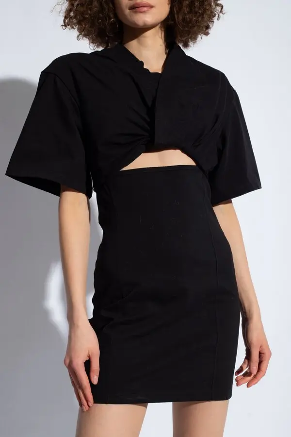 Jacquemus Twisted T-shirt Mini Dress