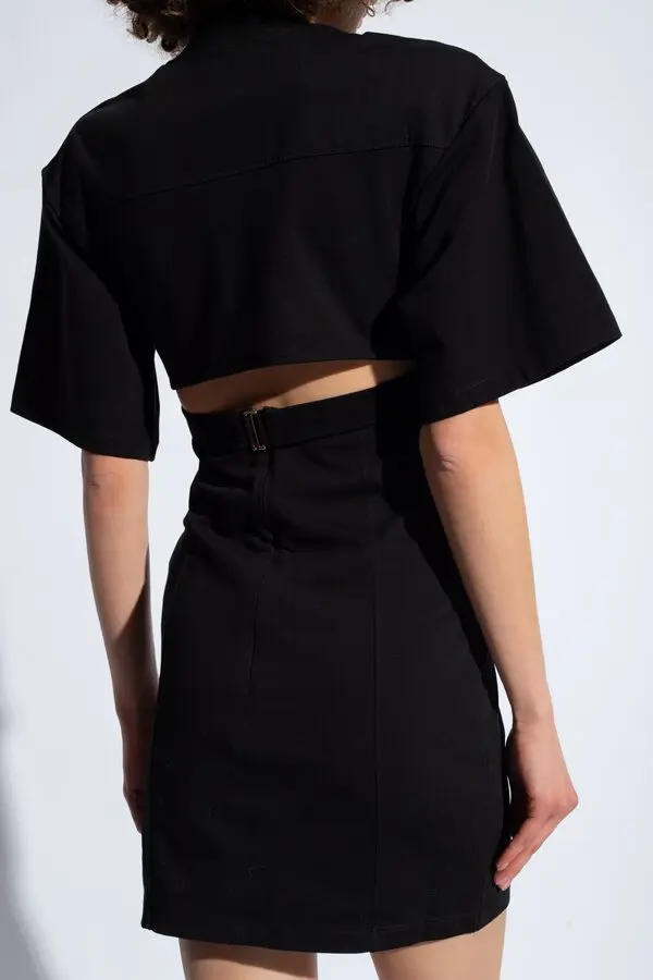 Jacquemus Twisted T-shirt Mini Dress