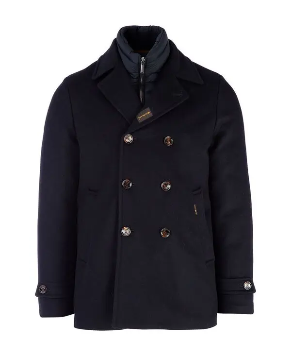 MOORER Double-breasted Lapel Jacket