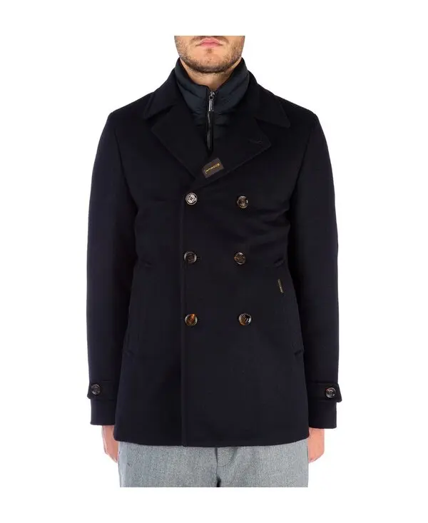 MOORER Double-breasted Lapel Jacket