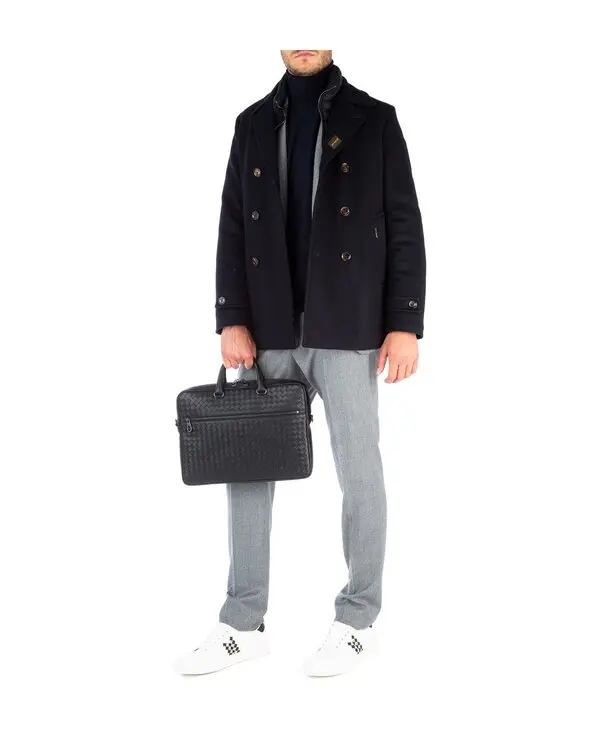 MOORER Double-breasted Lapel Jacket