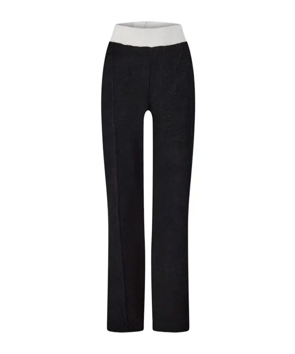 Casablanca Elastic Waist Straight Leg Casual Pants