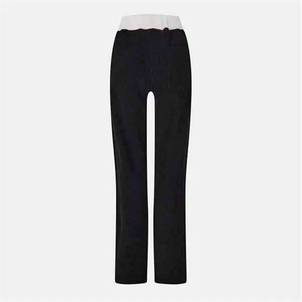Casablanca Elastic Waist Straight Leg Casual Pants