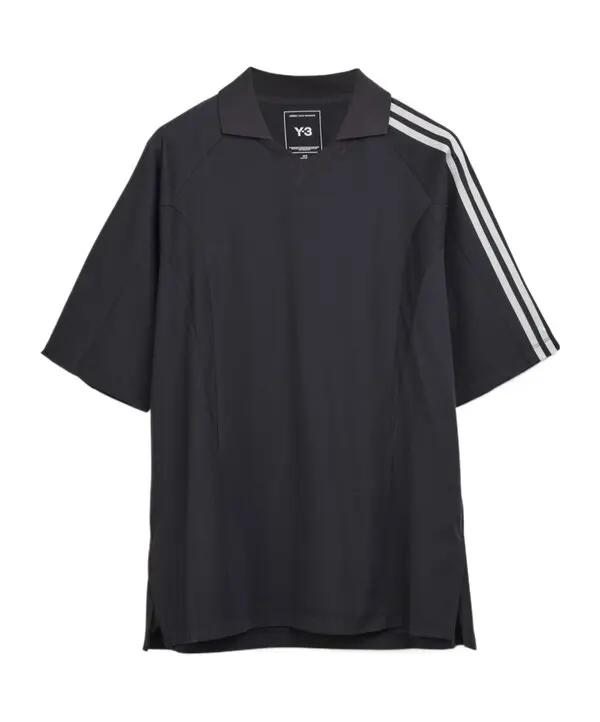 Y3 3-stripe Polo Shirt