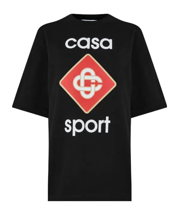 Casablanca Logo Crew Neck T-shirt