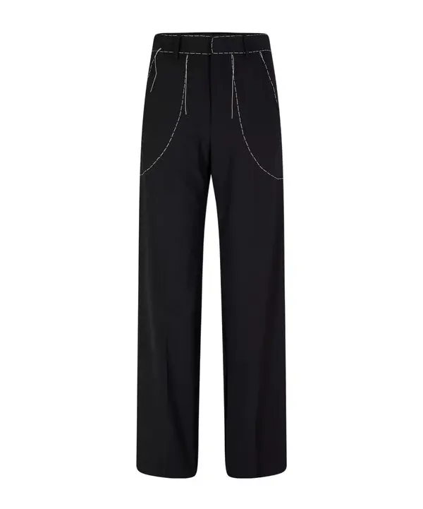 Off-White Stitch Zip Trousers - Black