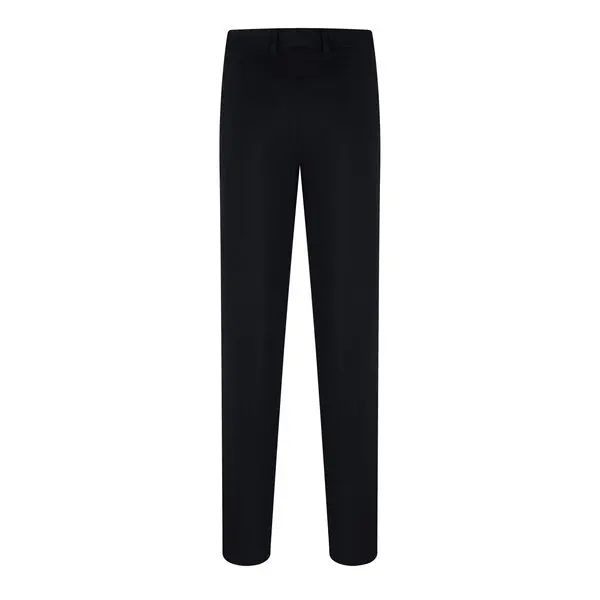 Off-White Straight Leg Trousers With Multiple Pockets