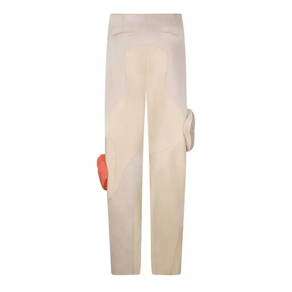 Off-White Candle Edge Straight Leg Trousers