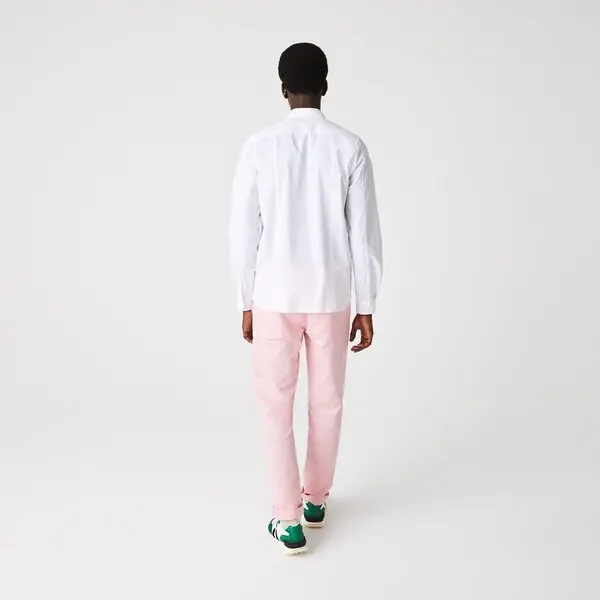Lacoste Slim Fit Concealed Placket Poplin Shirt