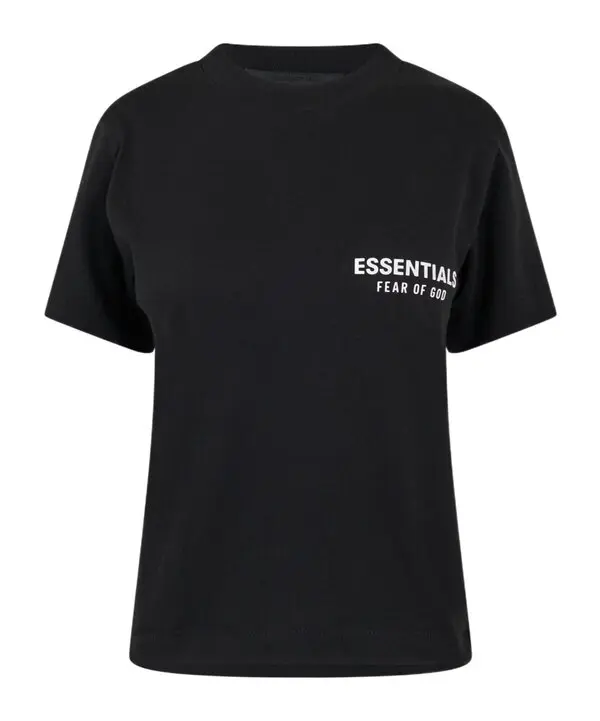 Fear Of God Logo Detail T-shirt - Black