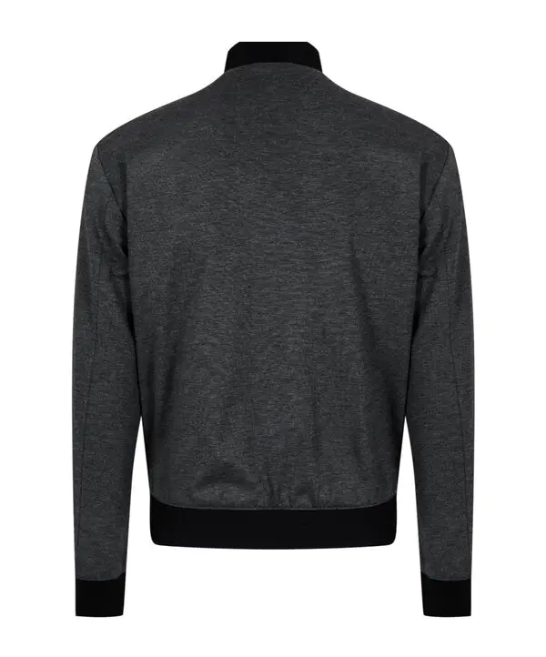 Hugo Boss Dark Grey Wool Blend Casual Jacket