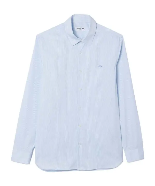 Lacoste Slim-fit Plaid Poplin Shirt